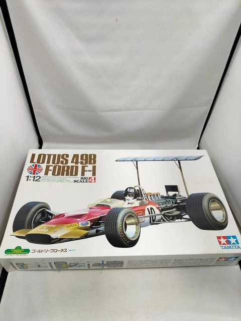 TAMIYA 1/12 LOTUS 49B Ford F1 Gold Leaf Plastic Model Kit Racing Car ...