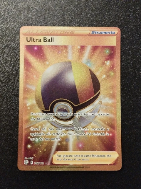 POKEMON ALLENATORE ULTRA Ball 186/172 Astri Lucenti Brs 186 Mint No ...