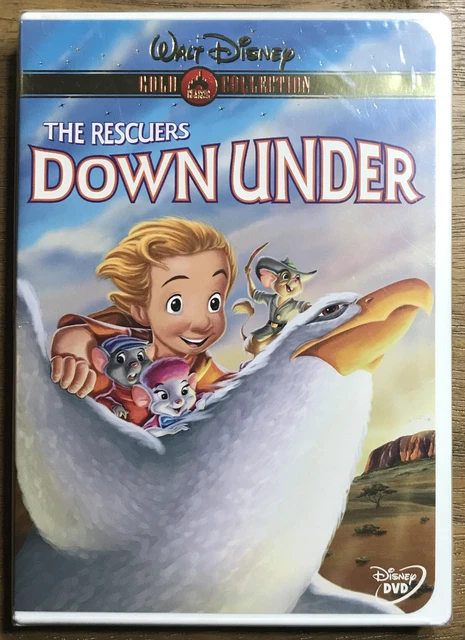 DISNEY'S THE RESCUERS & Down Under 2 Dvd Lot Gold Collection Sing A ...