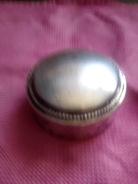 ANCIENNE BOITE EN Argent Orfèvrerie De France Poinçonné Hauteur 5 Cm ...