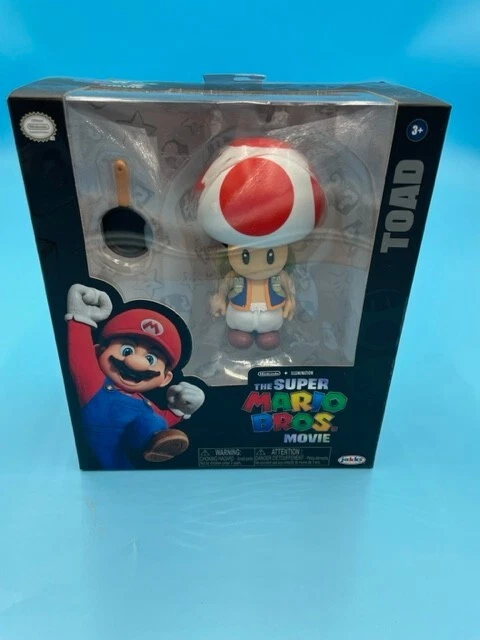 THE SUPER MARIO Bros Movie 2023 TOAD 5” Figure Jakks Pacific Nintendo ...