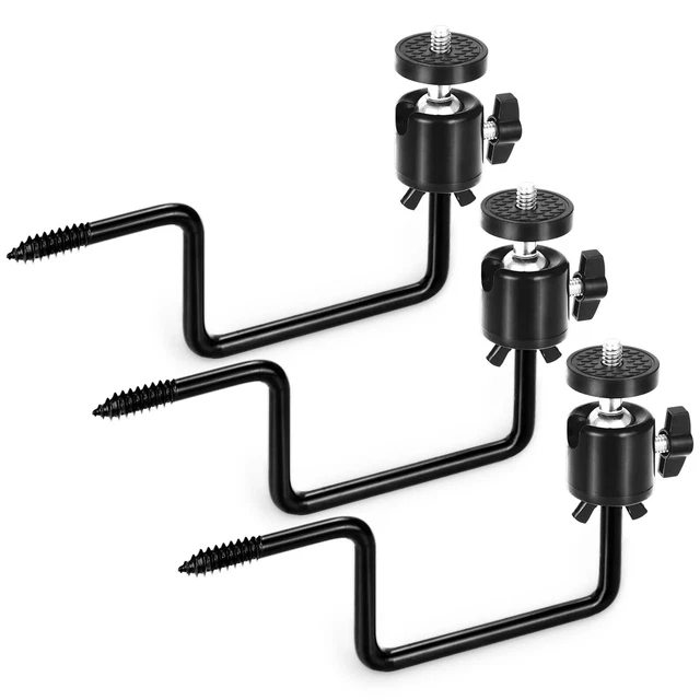 TRAIL CAMERA MOUNT 3 Pack 360 Degree Adjustable Game Camera Tree Mount ...