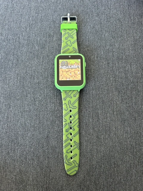 MINECRAFT INTERACTIVE KIDS Smart Watch Touch Screen Camera Games Video ...