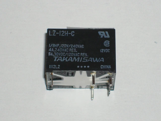 5 TAKAMISAWA (FUJITSU) LZ-12H-C 1-POLE 12VDC General Purpose POWER RELAY $6.95 - PicClick CA