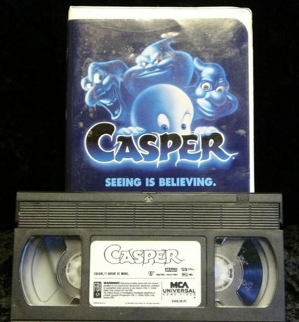 VHS CASPER BILL Pullman Christina Ricci Cathy Moriarty Eric Idle Ben ...