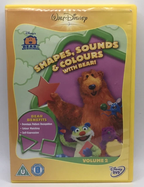 BEAR IN THE Big Blue House: Shapes/Sounds/Colours - Disney - Vol:2 - UK ...