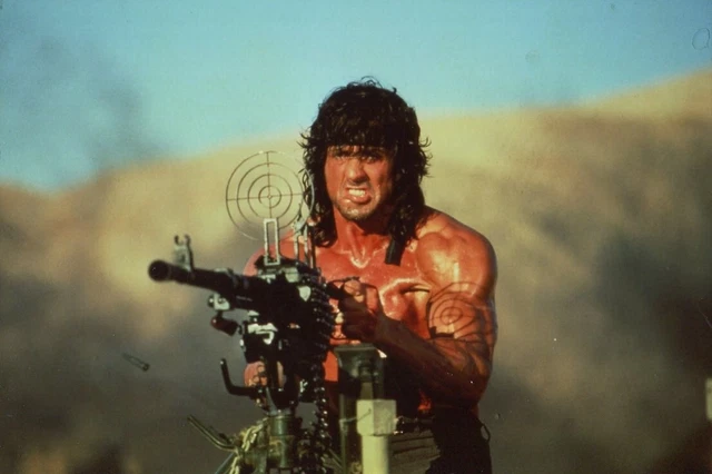 RAMBO FIRST BLOOD: 1 Foto (13x18cm) SYLVESTER STALLONE ; KULTFILM ...