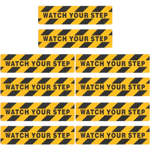 5 COUNT WARNING Sticker Badminton Court Safety Signs Industrial £23.59 ...