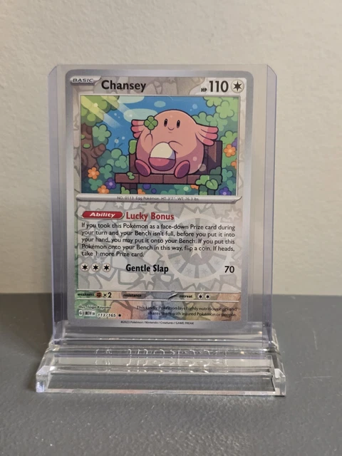 POKÉMON TCG CHANSEY Scarlet & Violet - 151 113/165 Reverse Holo Rare NM ...