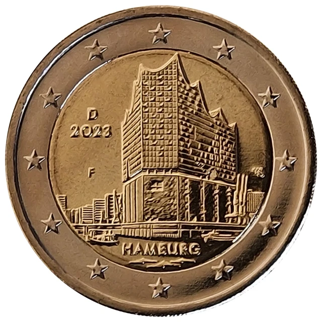2 EURO MÜNZE Deutschland 2023 F Hamburg Elbphilharmonie Sondermünze EUR 7,99 - PicClick DE
