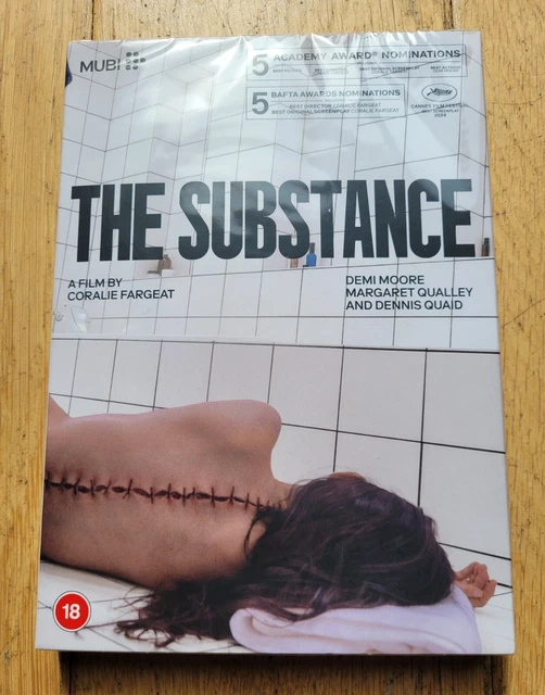 THE SUBSTANCE DVD. (Demi Moore, Margaret Qualley, Dennis Quaid) £4.20 ...