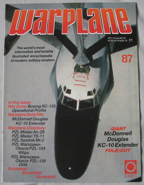 WARPLANE ISSUE 87 McDonnell Douglas KC-10 Extender cutaway drawing ...
