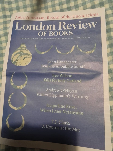 LONDON REVIEW OF Books magazine 25th December 2025 Amia Srinivasan ...