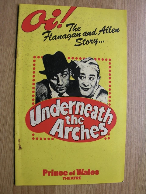 1982 UNDERNEATH THE ARCHES Roy Hudd Christopher Timothy Don Smoothey ...