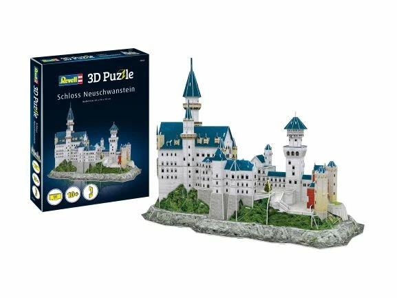 FAMOUS BUILDINGS - Neuschwanstein Castle 3D Puzzle Revell EUR 28,28 ...