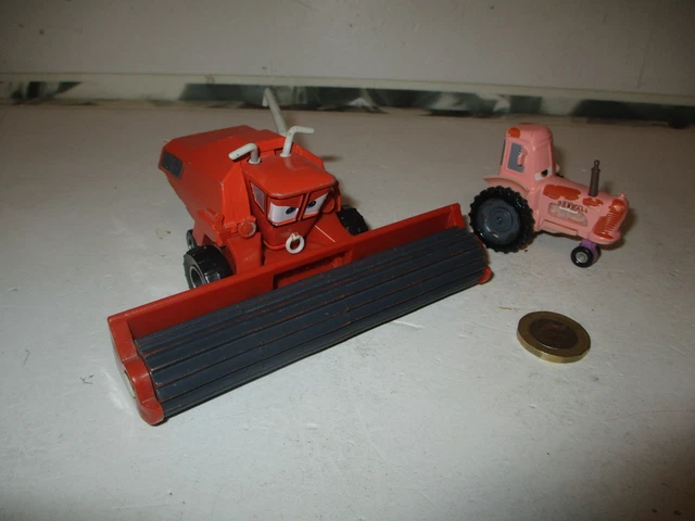 DISNEY PIXAR CARS - Frank the Combine Harvester & Pink Tractor £19.36 ...