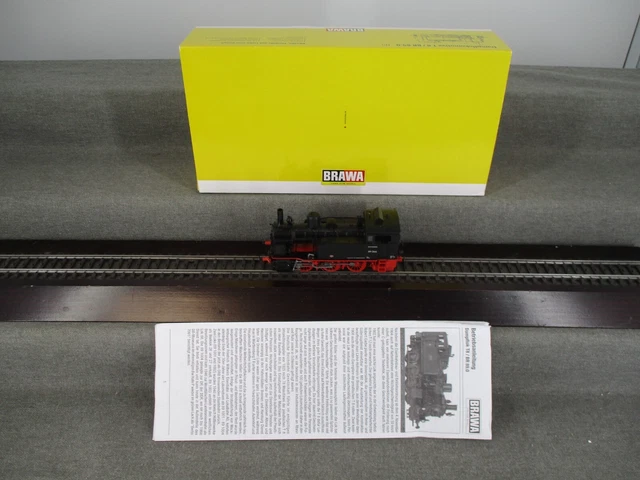 BRAWA DC SPUR H0 40502 Dampflok BR 89 066 Ep. III der DB analog mit DSS ...