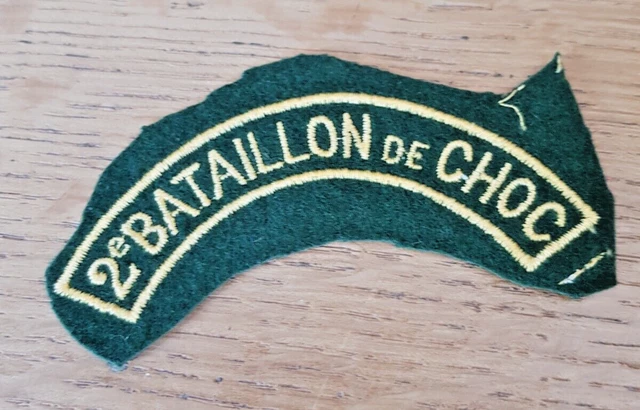 FRANCE INDOCHINE ALGÉRIE : insigne "banane" du 2ème bataillon de choc EUR 29,00 - PicClick FR
