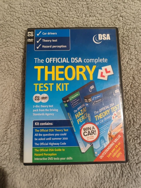 THE OFFICIAL DSA Complete Theory Test Kit for Car Drivers 2010 £6.99 ...