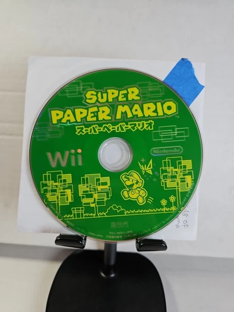 SUPER PAPER MARIO Nintendo Wii Japanese Used Game Disc only from JAPAN ...