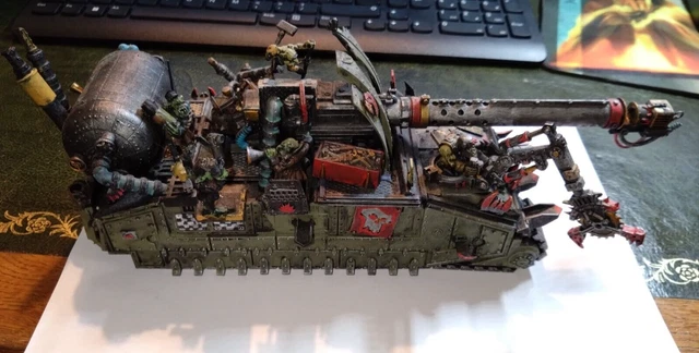 WARHAMMER 40K ORK tank (kitbashed from spare parts) £41.00 - PicClick UK