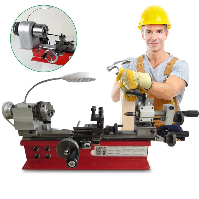 DESKTOP METAL LATHE Machine/small MT2 metal milling machine/mini ...