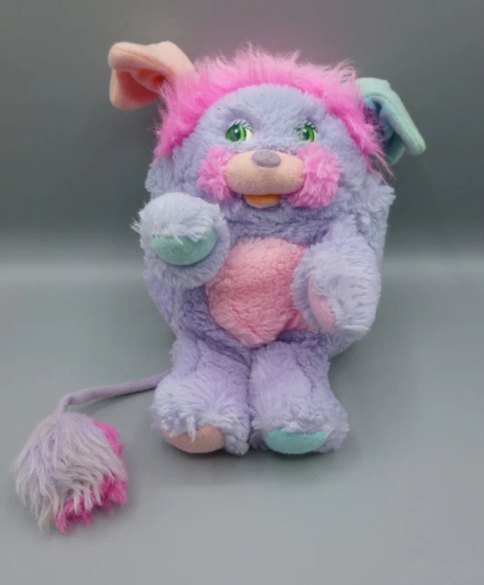 VINTAGE MATTEL 1985 Popples Pretty Bit Popple Soft Plush Toy Purple ...