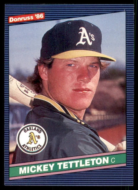 1986 DONRUSS MICKEY Tettleton recrue Oakland Athletics #345 EUR 1,10 ...