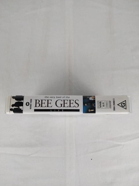 THE VERY BEST Of The Bee Gees Live VHS Video Cassette Tape Vintage 1996 ...