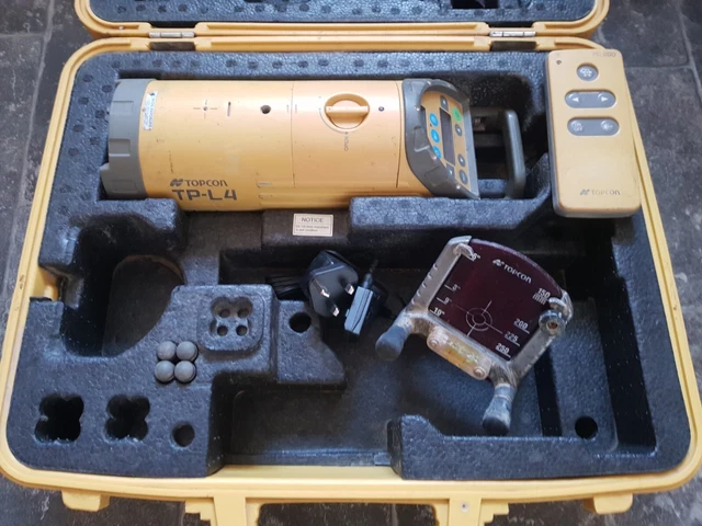 TOPCON TP-L4B PIPE Laser / red beam laser level ( Free uk mainland ...
