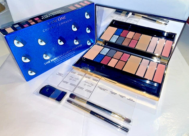 NUOVO CON SCATOLA srl ed lanccome x Chiara Ferragni trucco blu ...