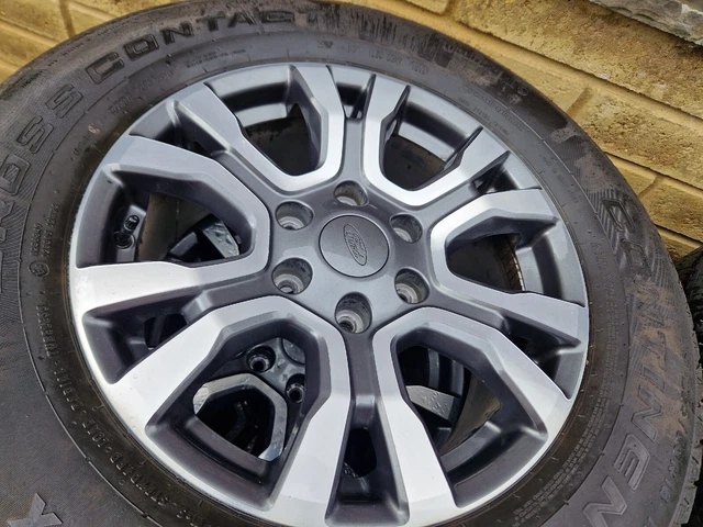 GENUINE FORD RANGER Wildtrak Alloy Wheels + Continental Tyres 6mm £325. ...