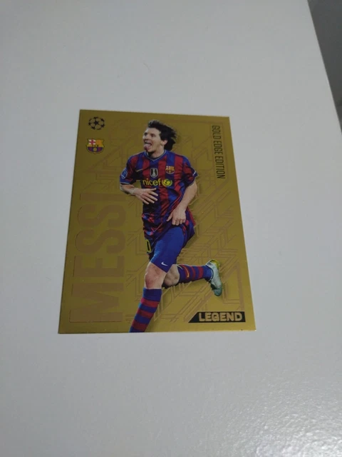 MATCH ATTAX 2024/25 24/25 Lionel Messi Gold Edge Edition Ge10 Advent ...