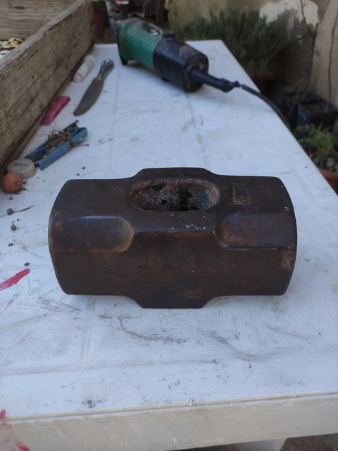 MAZZA MARTELLO due teste da 5 kg 5000 gr in acciaio temprato spigoli ...