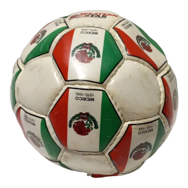 WESTERN STAR MINI Soccer Ball Mexico Team Logos Sports Souvenir See western-star-mini-soccer-ball-mexico-team-logos-sports-souvenir-see