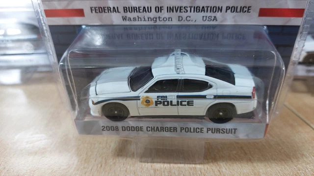2008 GREENLIGHT 43025B Dodge Charger Police FBI 1/64 £8.83 - PicClick UK