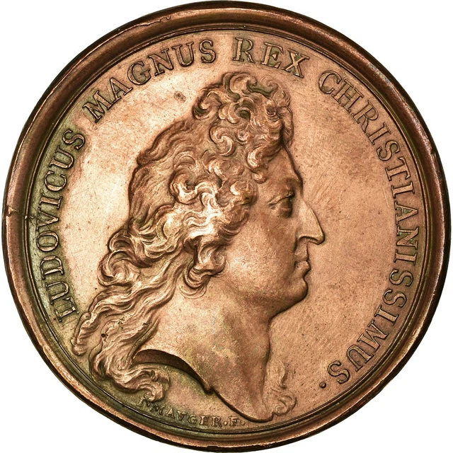 FRANKREICH, MEDAILLE, LOUIS XIV, Prise de Saint-Ghislain, 1677, Mauger ...