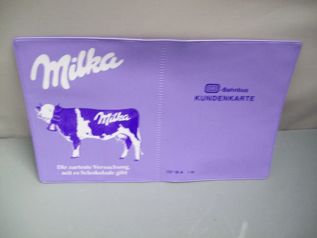 RAILWAY BUNDESBAHN DEUTSCHEBAHN DB train bus customer card folder milk ...