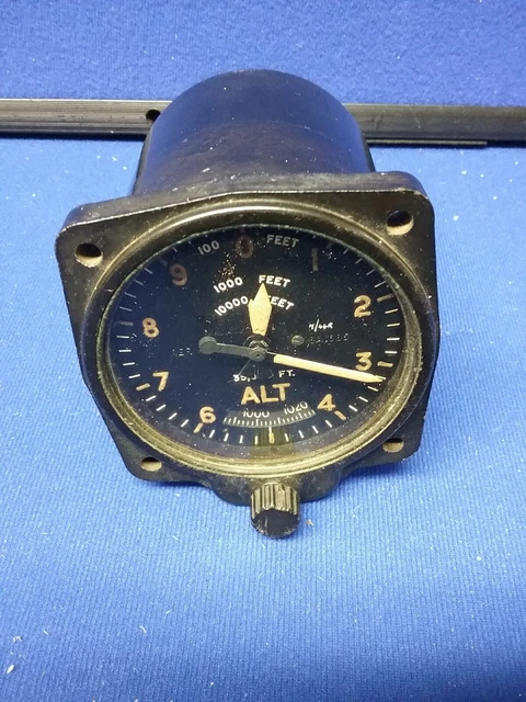 WW2-RAF-AIRCRAFT-ALTIMETER-REF-6A-685-MK14A-2771/44 KELVIN BOTTOMLEY ...