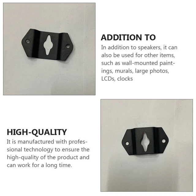 20PCS SPEAKER HANGER Plate Speaker Hanger Connector Iron Wall Mount ...