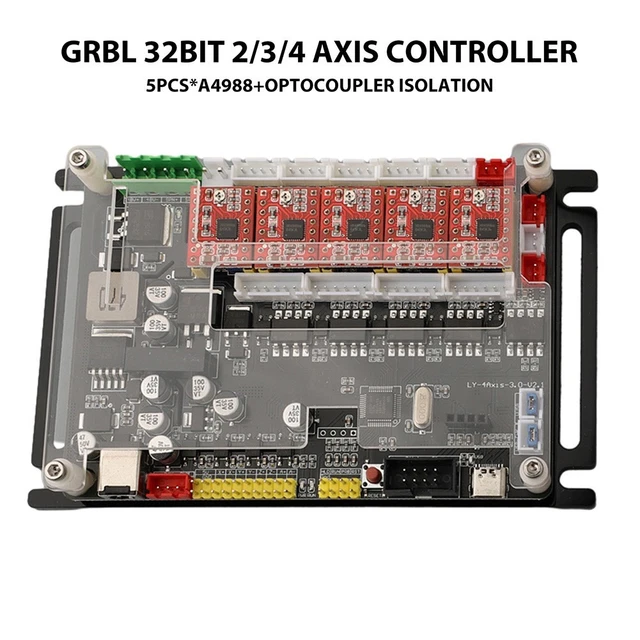 EASILY EXPANDABLE FOR GRBL Compatible 4 Axis Stepper Motor Driver ...