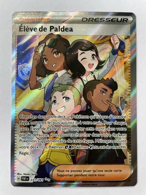 CARTE POKÉMON ELEVE DE PALDEA 231/091 Full Art FR NEUF EUR 7,80 - PicClick FR