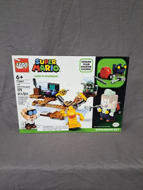 LEGO SUPER MARIO: Luigi’s Mansion Lab and Poltergust Expansion Set ...