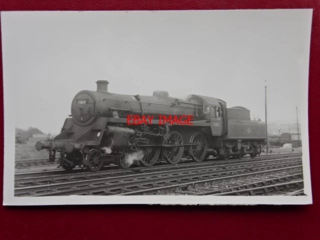 PHOTO BR Standard Class 4 Loco No 75019 (View 2) £2.00 - PicClick UK
