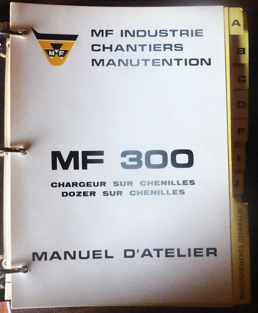 MF300 - MANUEL Atelier MASSEY FERGUSON EUR 105,00 - PicClick FR