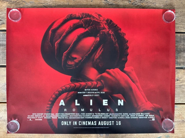 ORIGINAL ALIEN: ROMULUS (2024) UK Quad Movie Poster – Facehugger ...