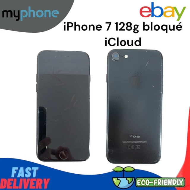 IPHONE 7 128GO noir grade B bloqué iCloud POUR PIECES EUR 44,99 - PicClick FR