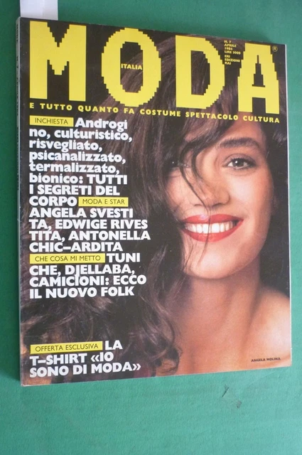 MODE 1984 CHRISTIE Brinkley+Edwige Fenech+Angela Molina + Eddie Cheever ...