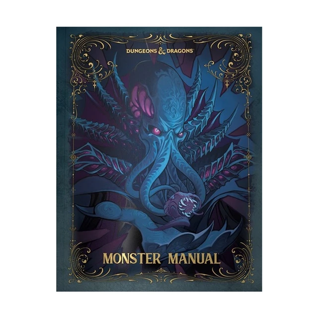 WOTC D&D 5E 2024 Monster Edition Manual (5th Edition, Replacement Cover ...