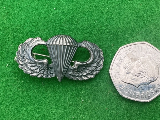 GENUINE SCARCE WW2 Us Para Inf Jump Wings.circle H .Jack Heler.. £79.99 ...